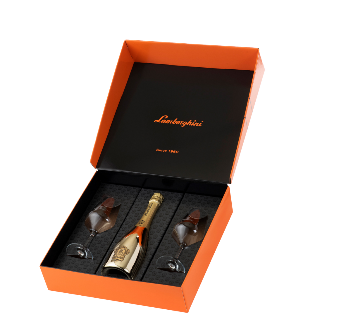 Lamborghini Oro Vino Spumante with Gift Set – Wine by Lamborghini